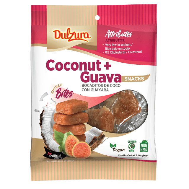 (4 pack) Dulzura Coco Guayaba, 3.4 oz Bag, Vegan, Gluten Free, NON-GMO ...