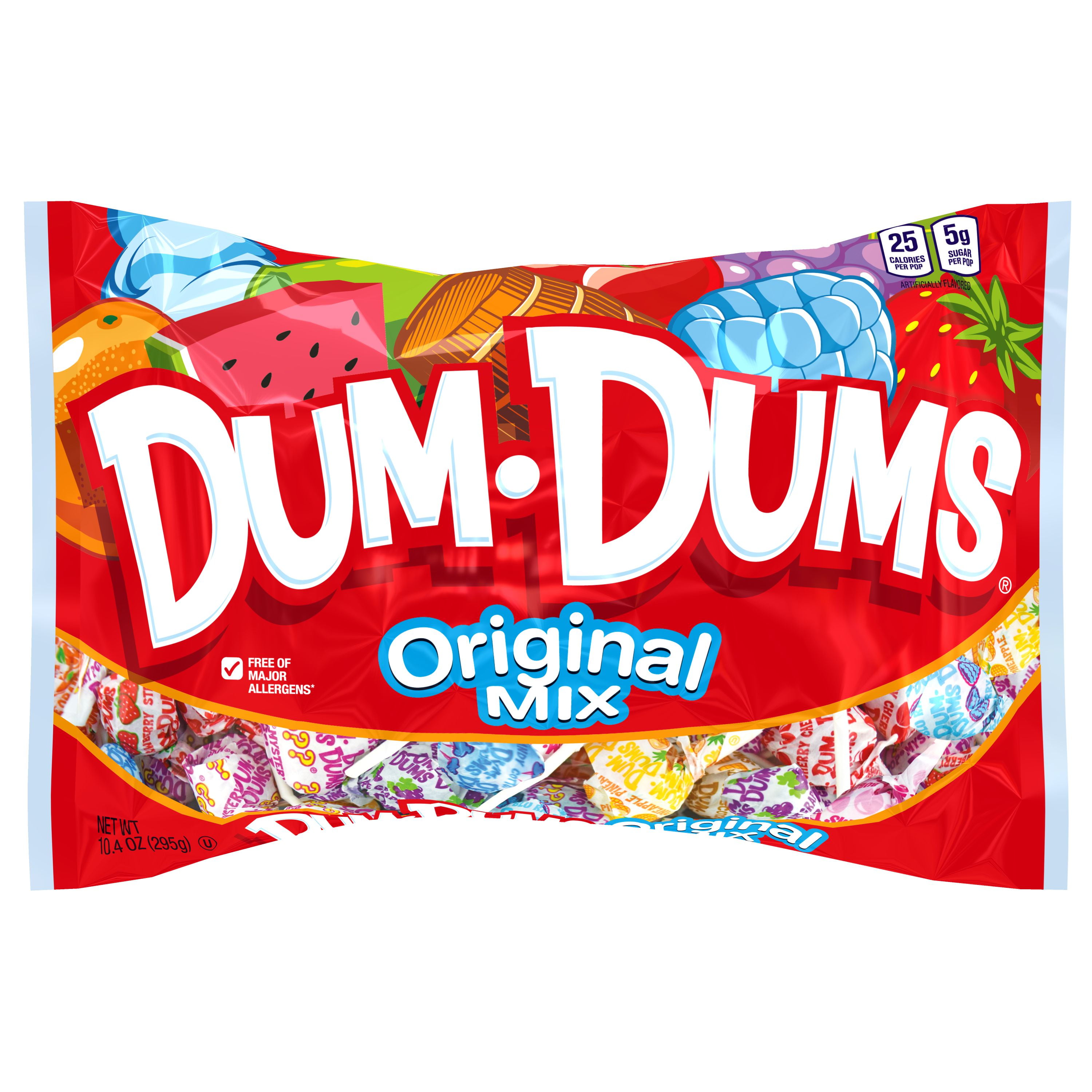 Dum Dum Original Suckers, Assorted Watermelon & Other Flavors, 10.4 oz ...