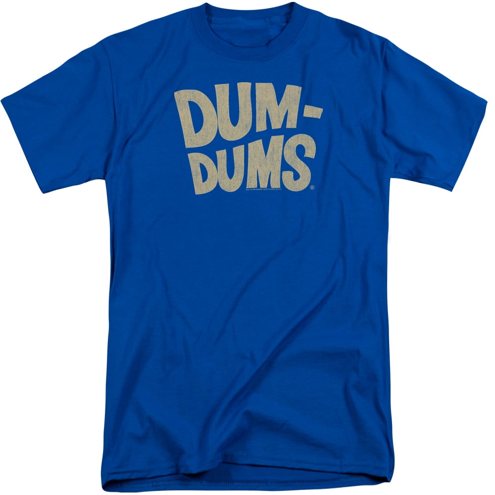 Dum Dums/Distressed Logo S/S Adult Tall Royal Blue - Walmart.com