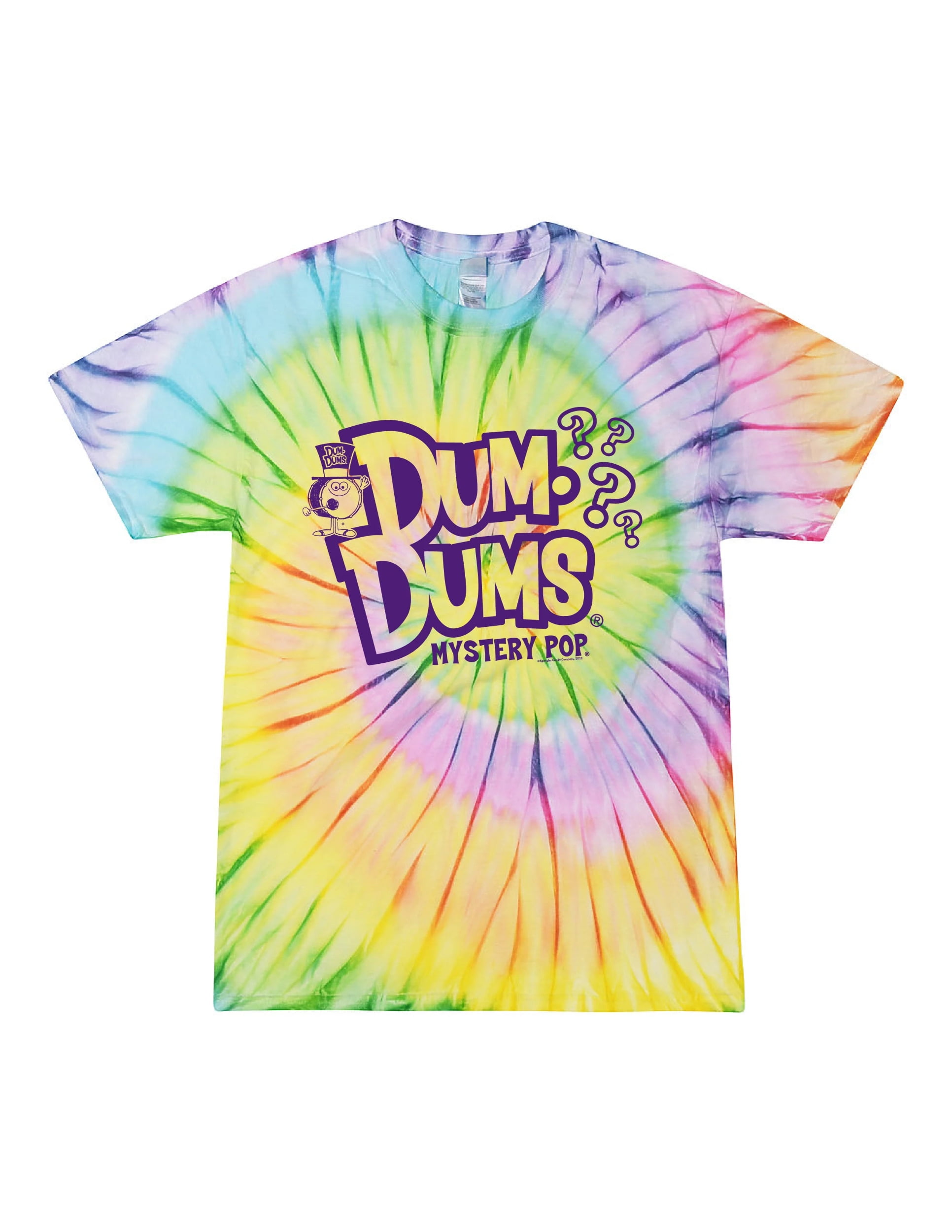 Dum-Dums Mystery Flavor Pop Tie-Dye Tee - Walmart.com