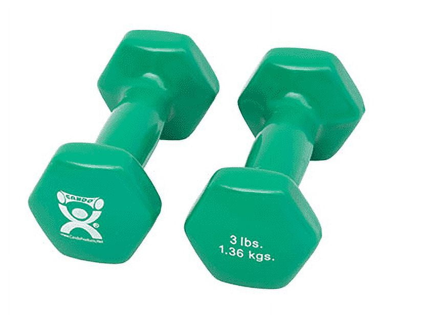Dumbbell Cando Item Number 100552ea Green 3 Lbs 1 Each Each
