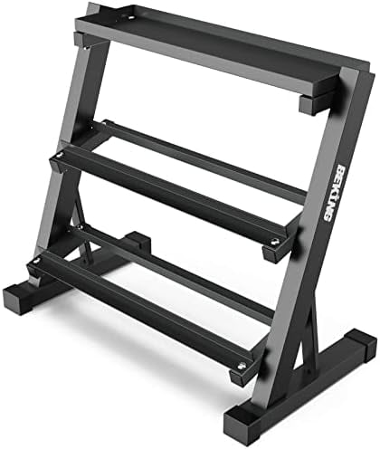 Dumbbell Rack, 3 Tier Weight Storage Rack for Dumbbells, Kettlebells ...