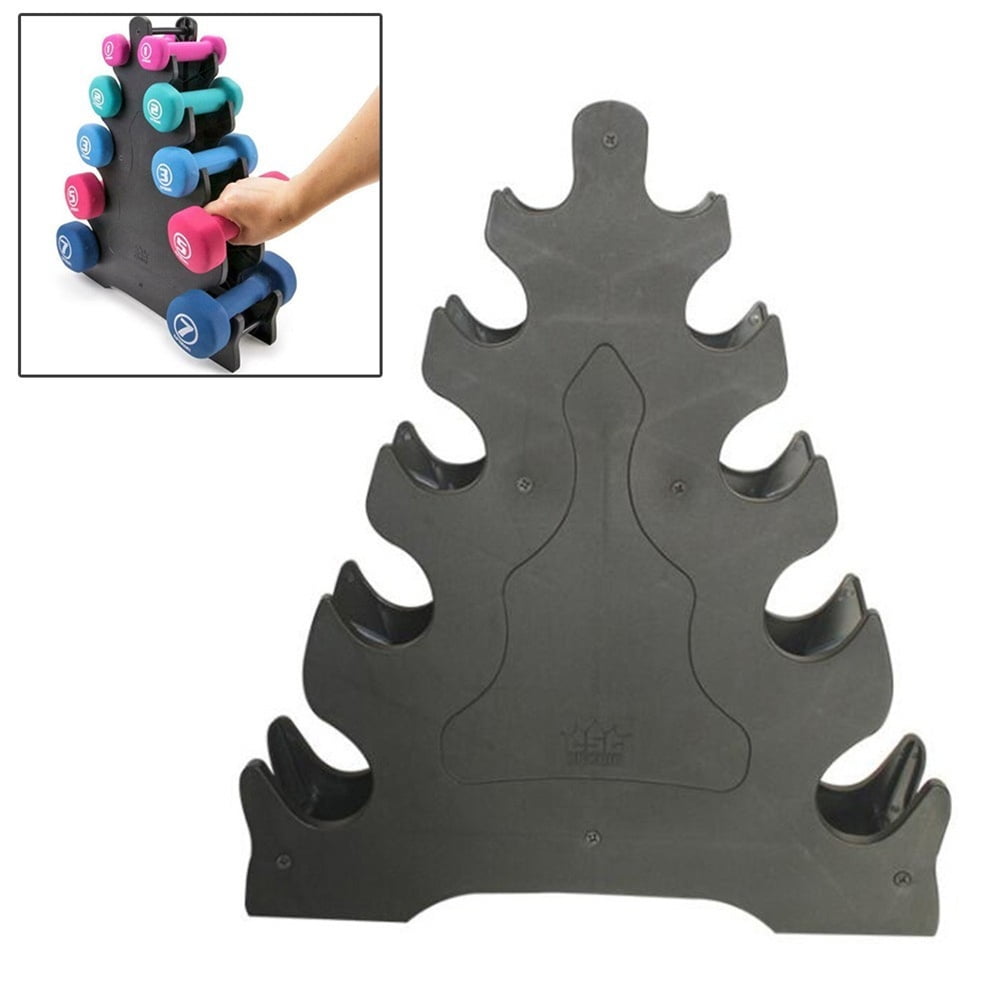 Dumbbell Rack Dumbbell Holder 5 Tier Weight Rack for Dumbbells Home Gym ...