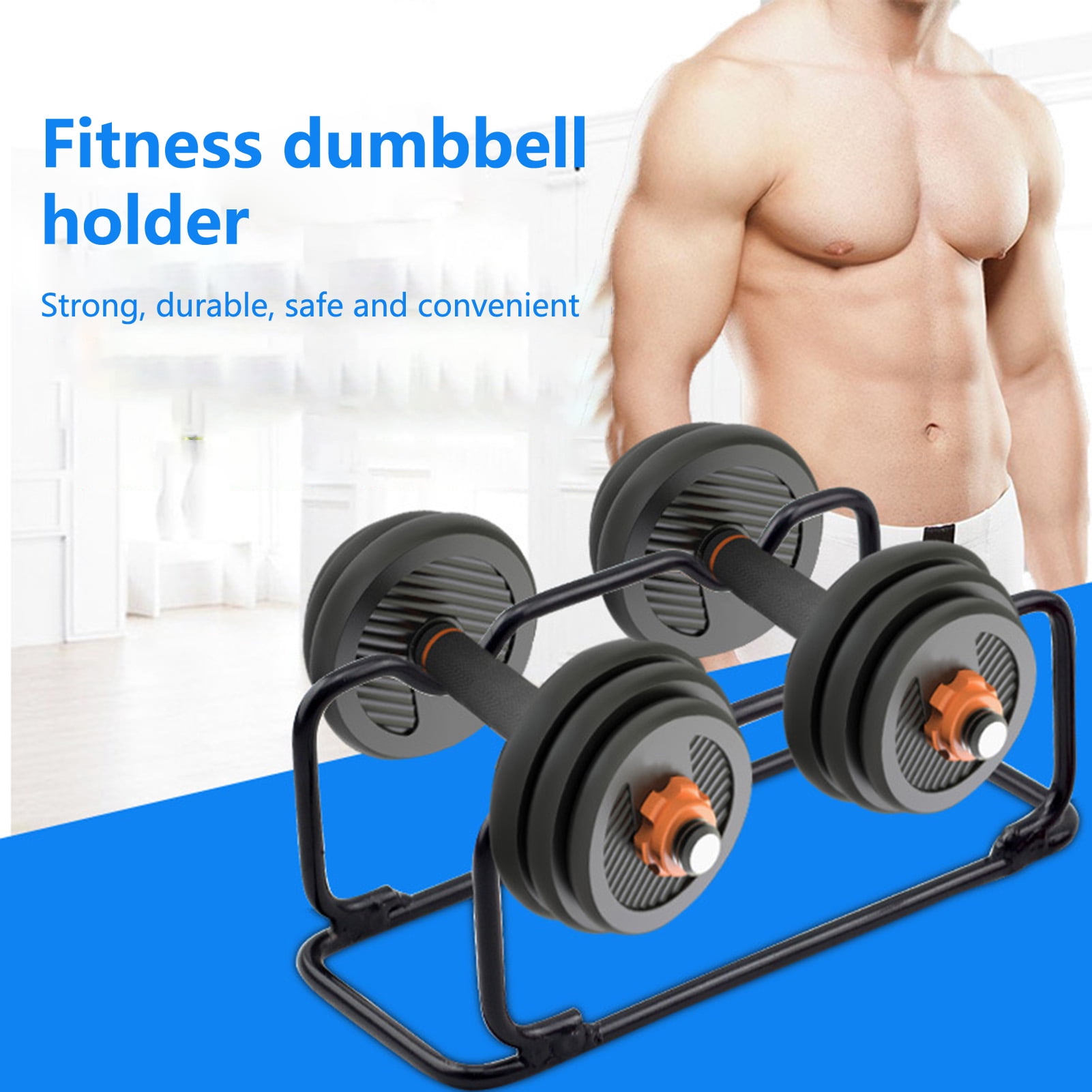 Dumbbell Rack Professional Non-slip Strong Load-bearing Strengthened ...