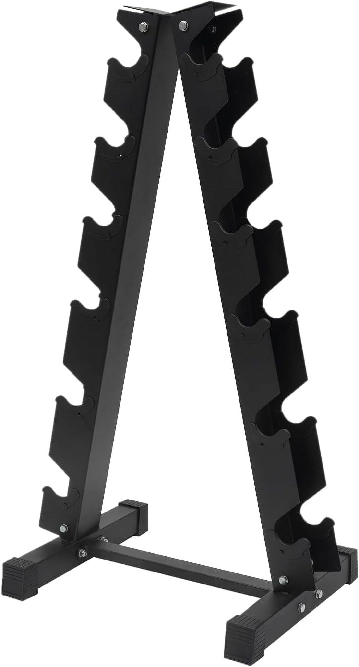 Dumbbell Rack Stand Only, 6 Tier Compact A-Frame Dumbbell Rack, 660 ...