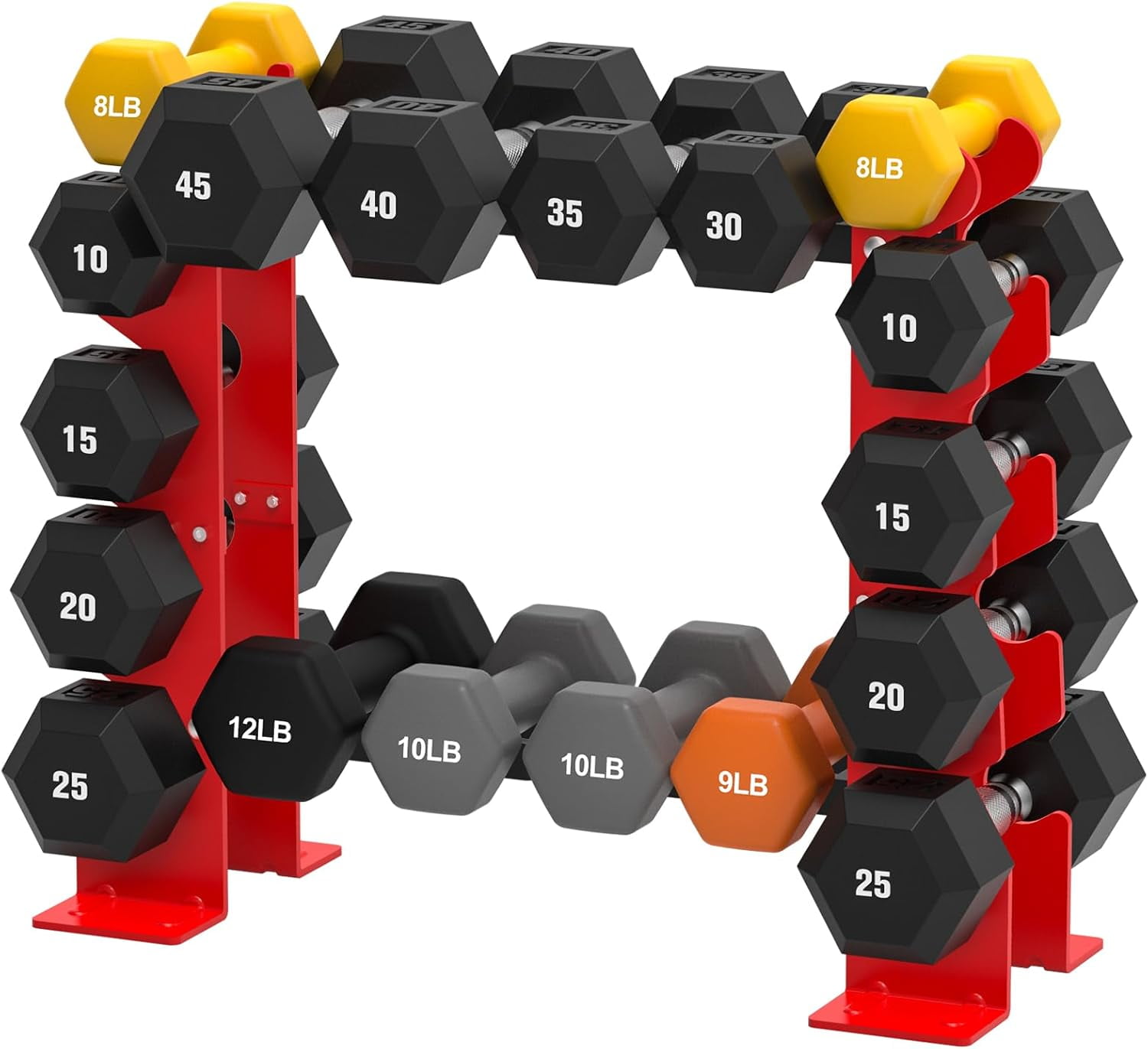 Dumbbell Rack Stand Only, Weight Rack for Dumbbells Strength Training ...