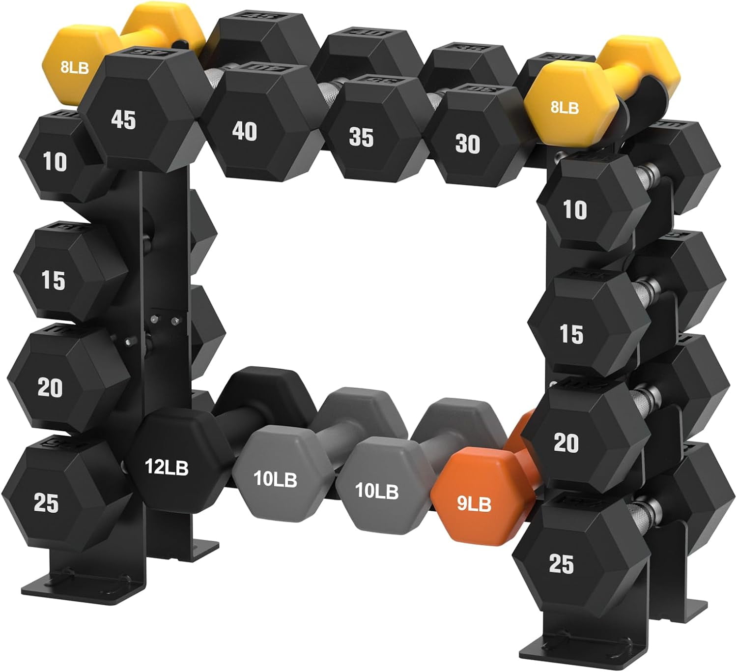 Dumbbell Rack Stand Only, Weight Rack for Dumbbells Strength Training ...