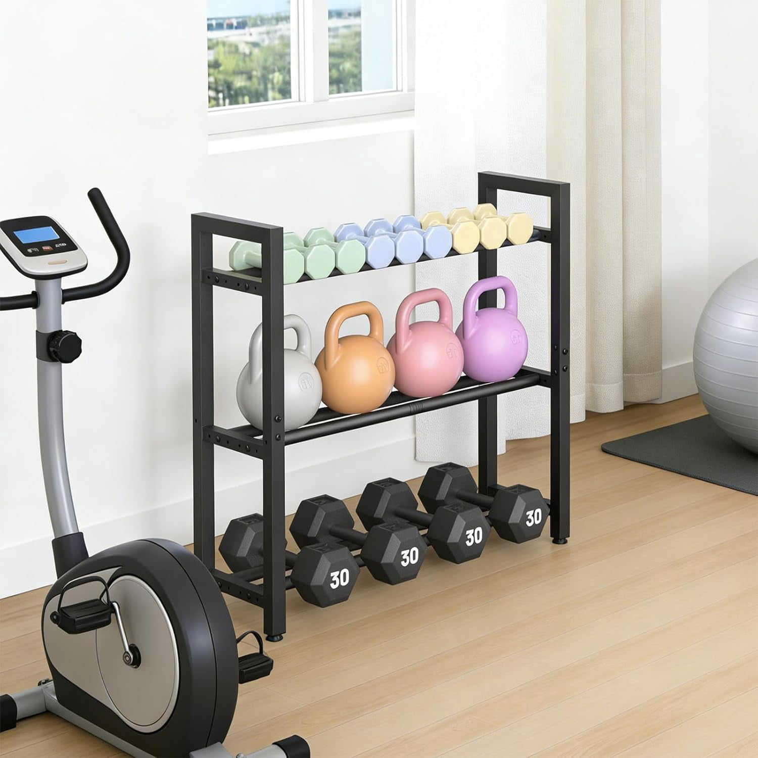 Dumbbell Rack Stand Only, Weight Rack for Home Gym, Heavy-Duty ...