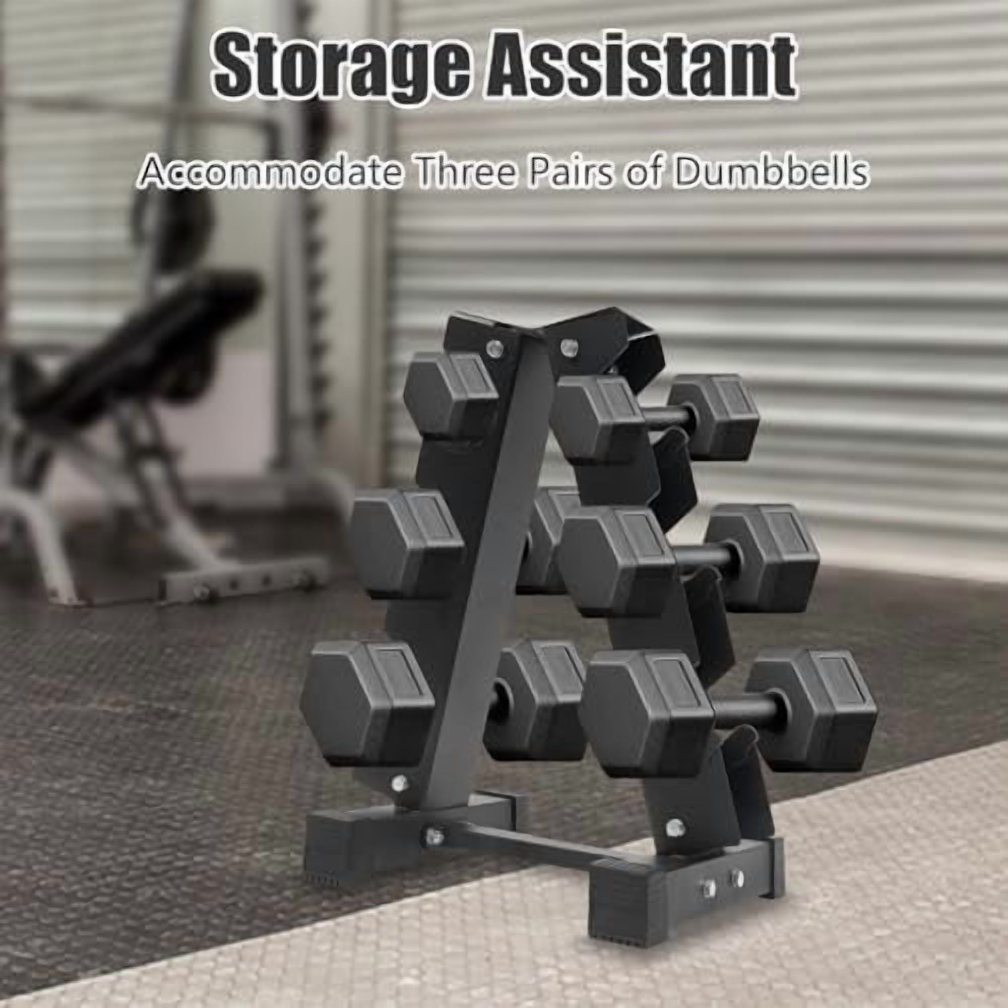 Dumbbell Rack Stand Only, Weight Rack for Dumbbells, Compact A-Frame ...