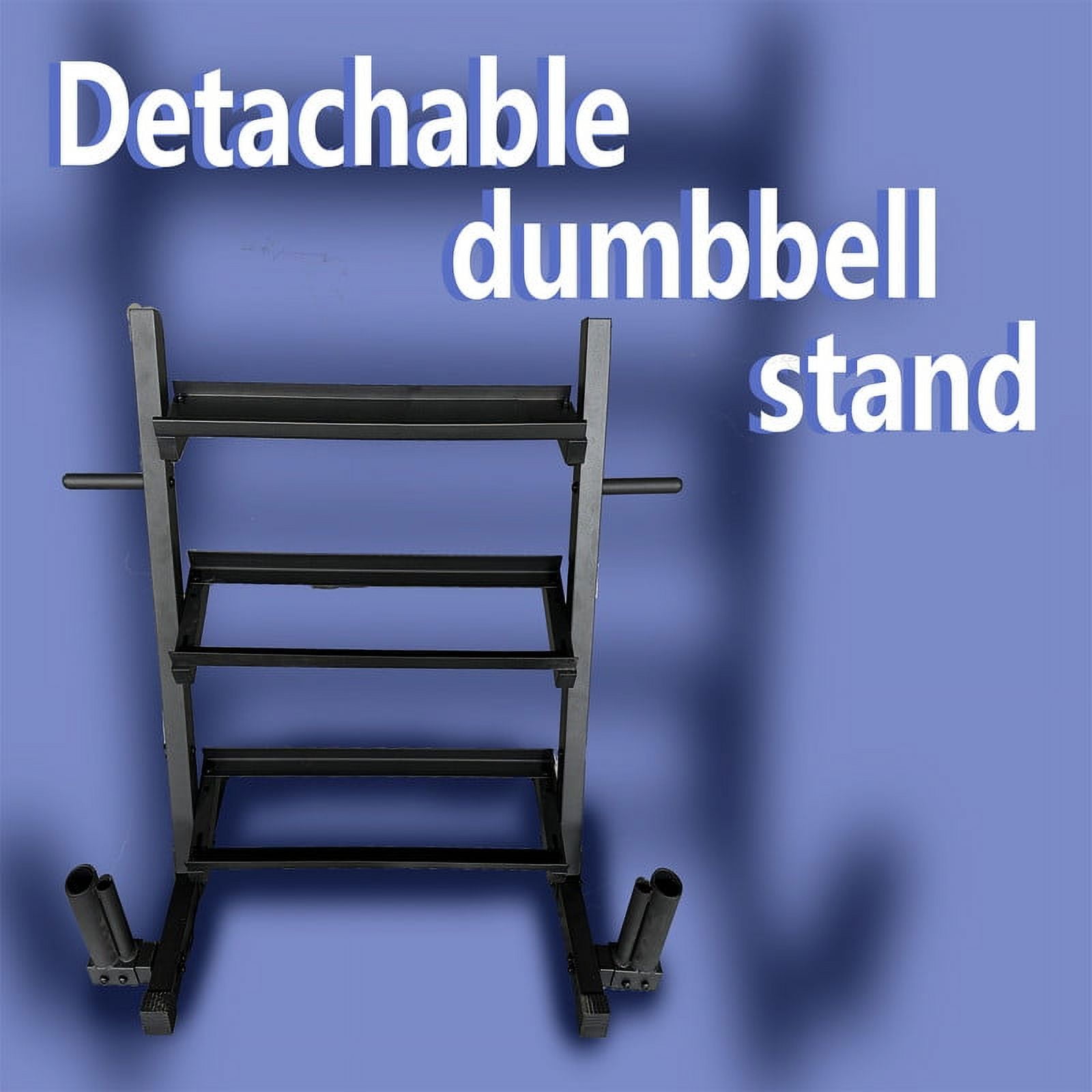 Dumbbell Rack Stand Weight Rack for Dumbbells Home Gym Storage 3 Tier ...