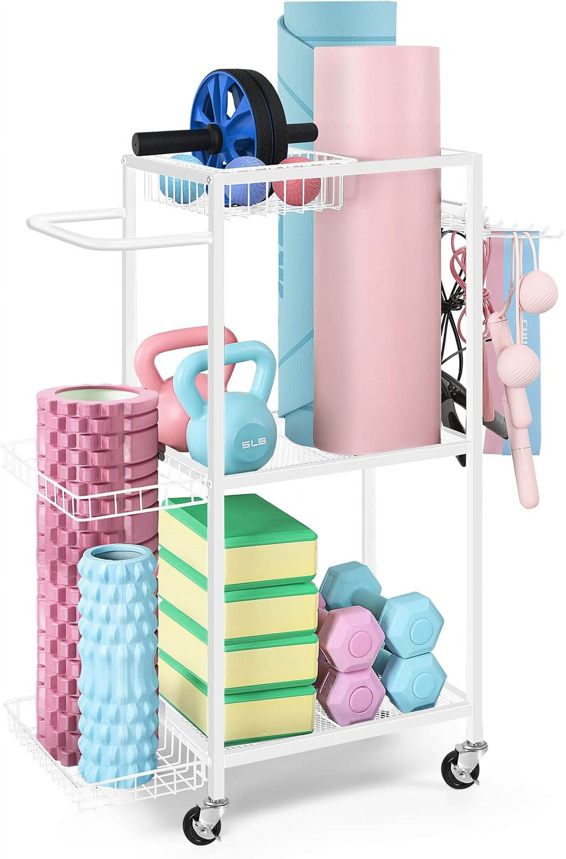 Dumbbell Rack, Yoga Mat Storage Rack, Workout Equipment Storage Rack ...