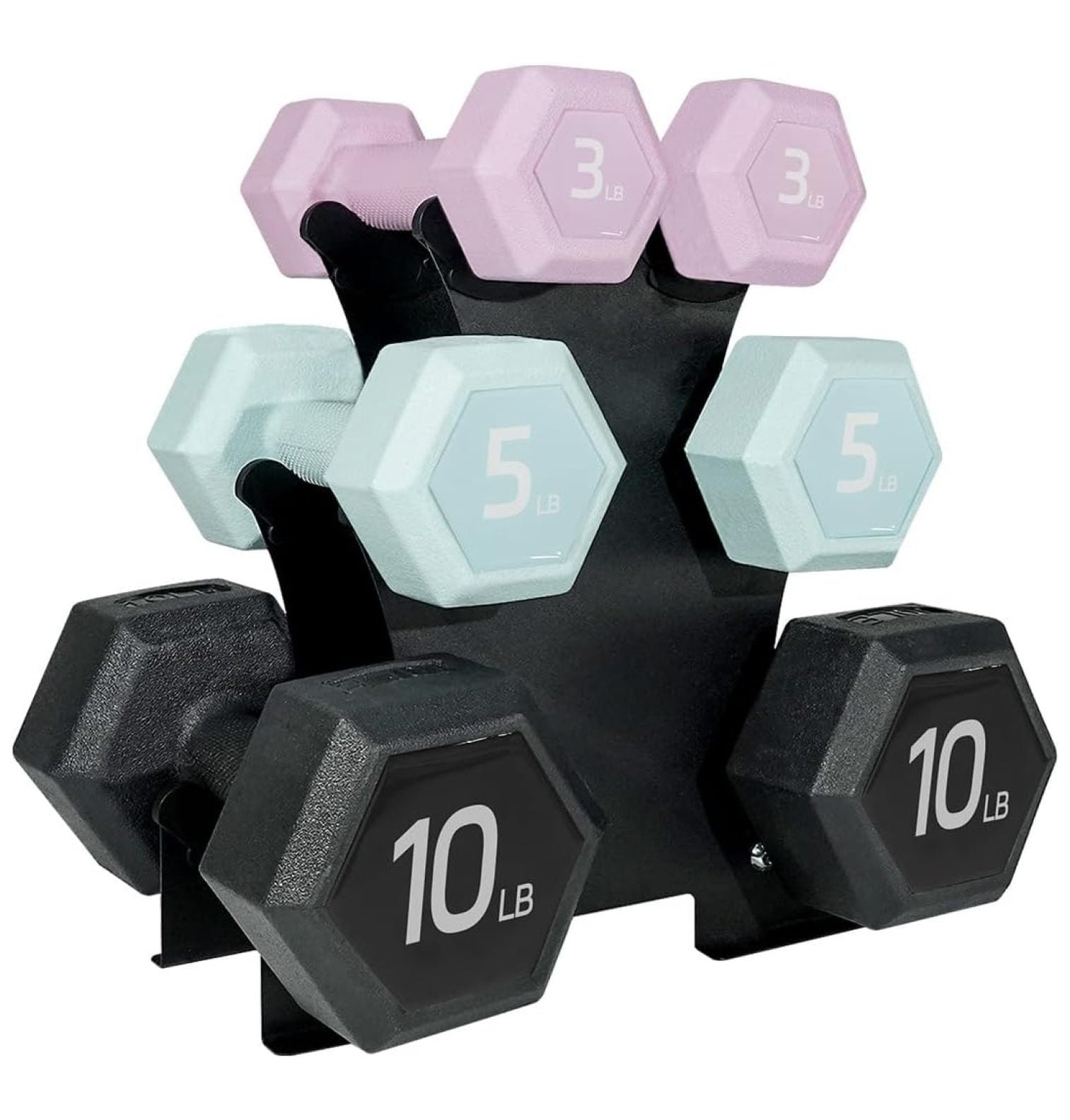 Dumbbell Sets - 5/10/15/20/25/36 lb Dumbbells Pair Hand Weights Set of ...