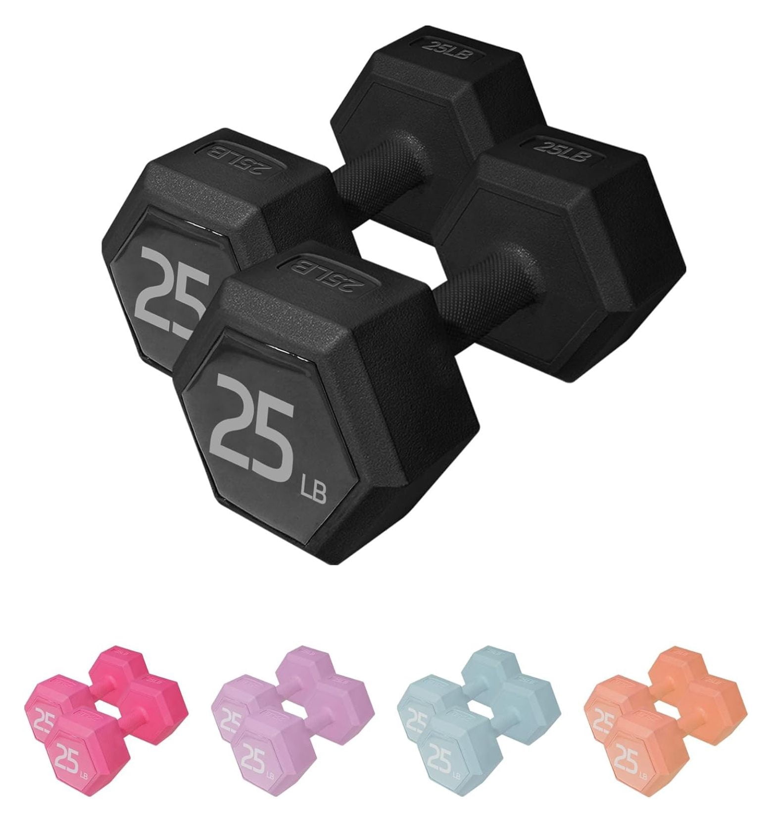 Dumbbell Sets - 5/10/15/20/25/36 lb Dumbbells Pair Hand Weights Set of ...