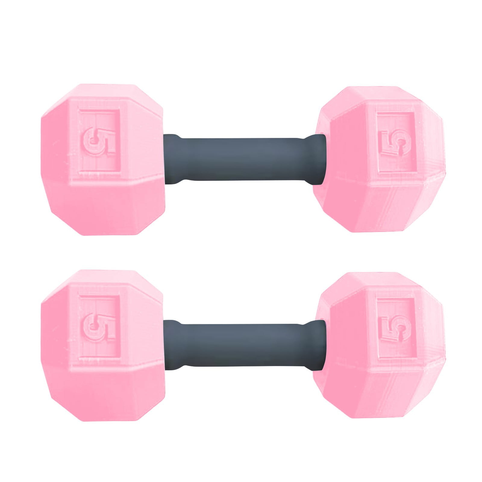 Dumbbell Sets - 5 lb Dumbbells Pair Hand Weights Set of 2 - Easy Grip ...