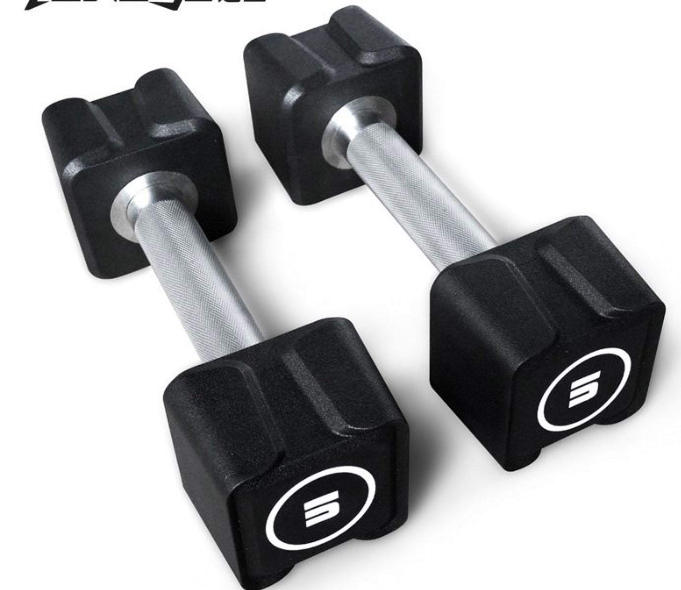 Dumbbell Sets of 2,11LBS/22LBS PU Coated Cast Iron Weights Dumbbells ...