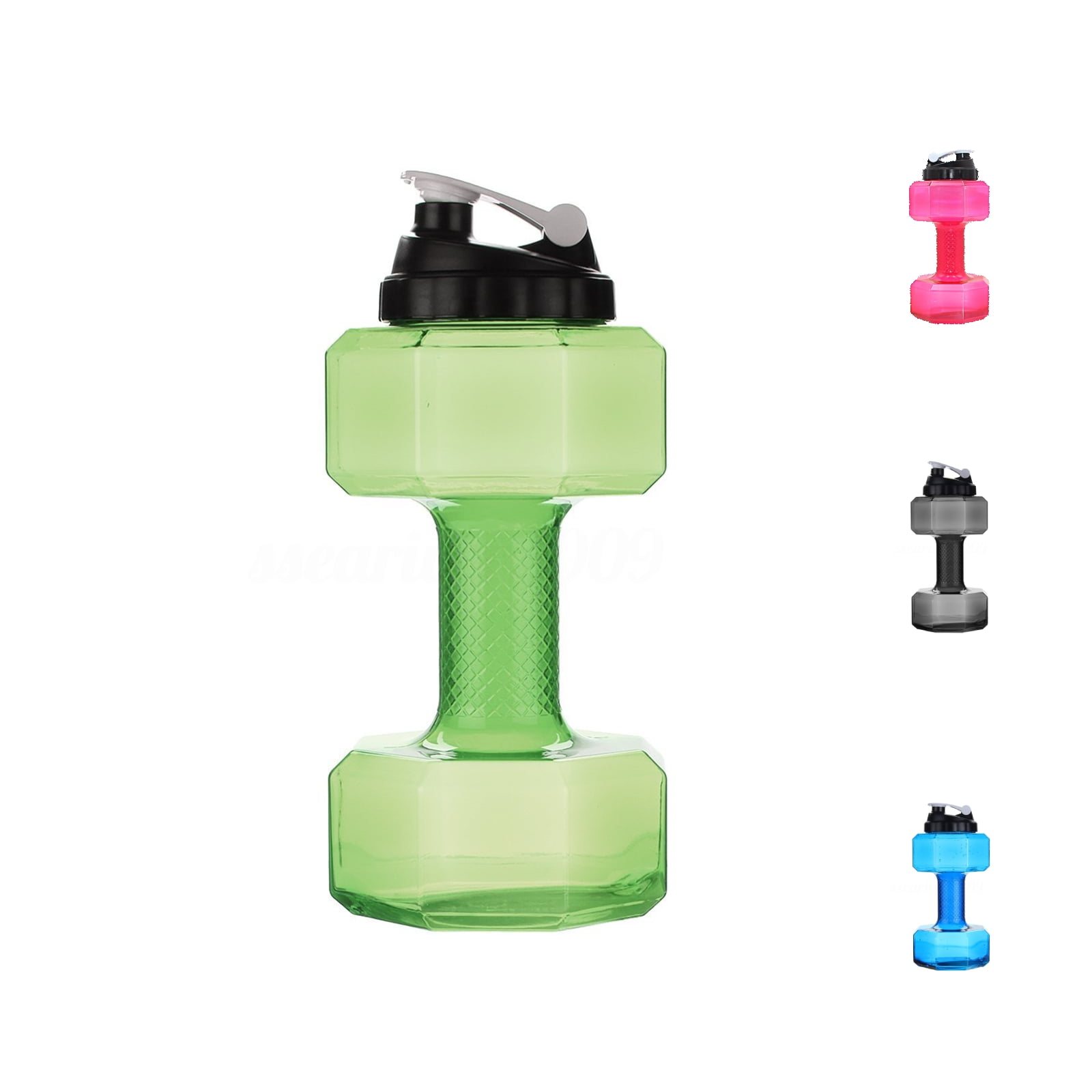 Dumbbell Shaped Water Bottle, Big Capacity 75 Oz (2.2 L), BPA Free ...