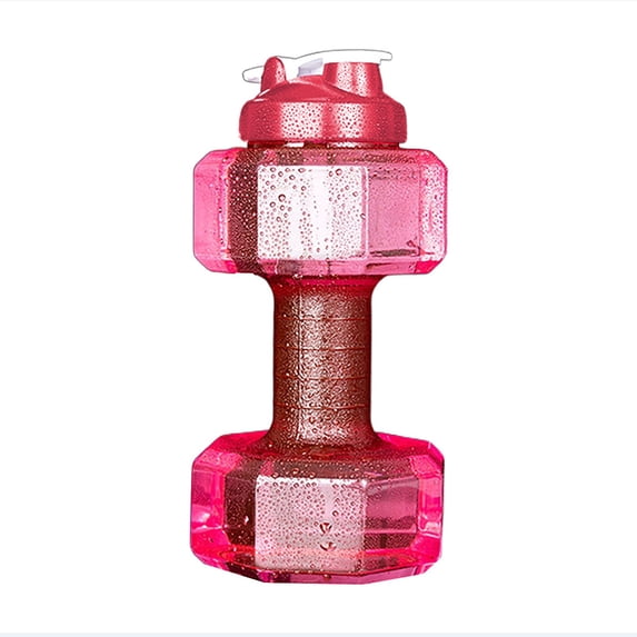 Dumbbell Sports Water Bottle - Portable Arm Strength Training Workout ...