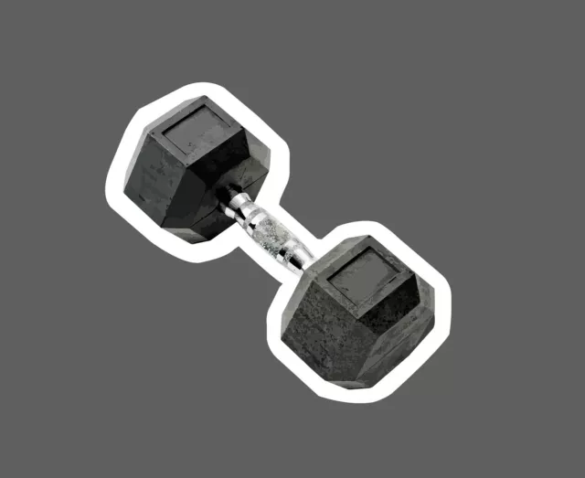 Dumbbell Sticker Gym Workout Waterproof Sticker Phone Decal Water ...