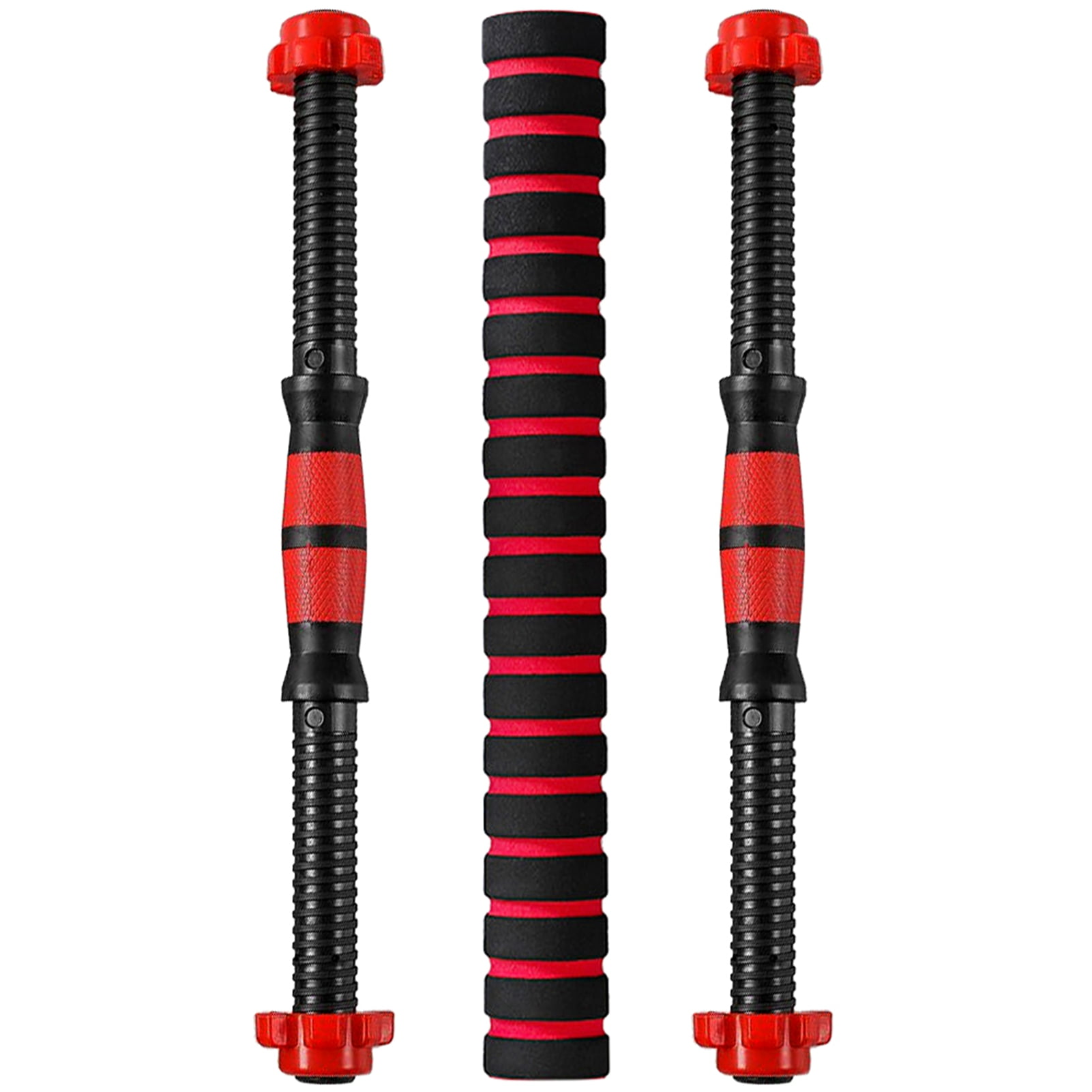 Dumbbell Threaded Dumbbell Handle Bars Extension Bar Set Adjustable ...