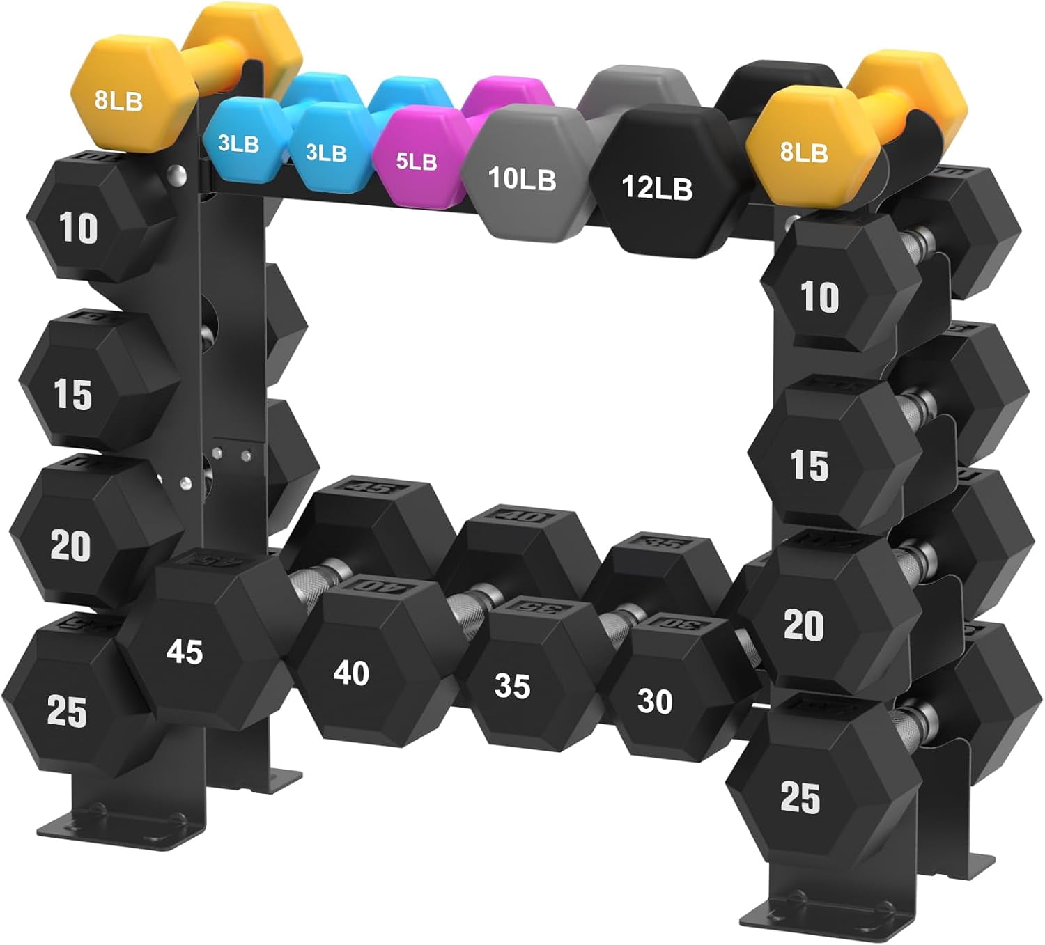 Dumbbell rack is only used for standing, dumbbell rack red and black 5 ...