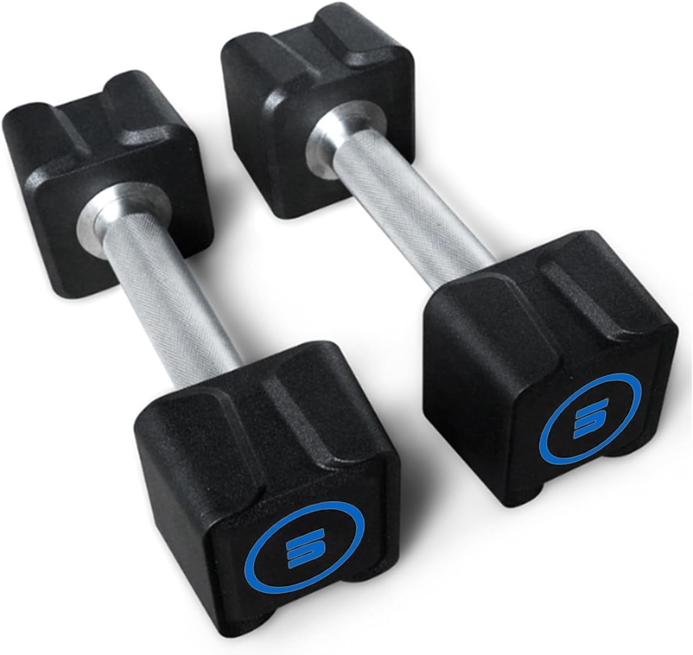 Dumbbells Pair Hand Weights Set of 2 - Easy Grip - Square Dumbbell for ...