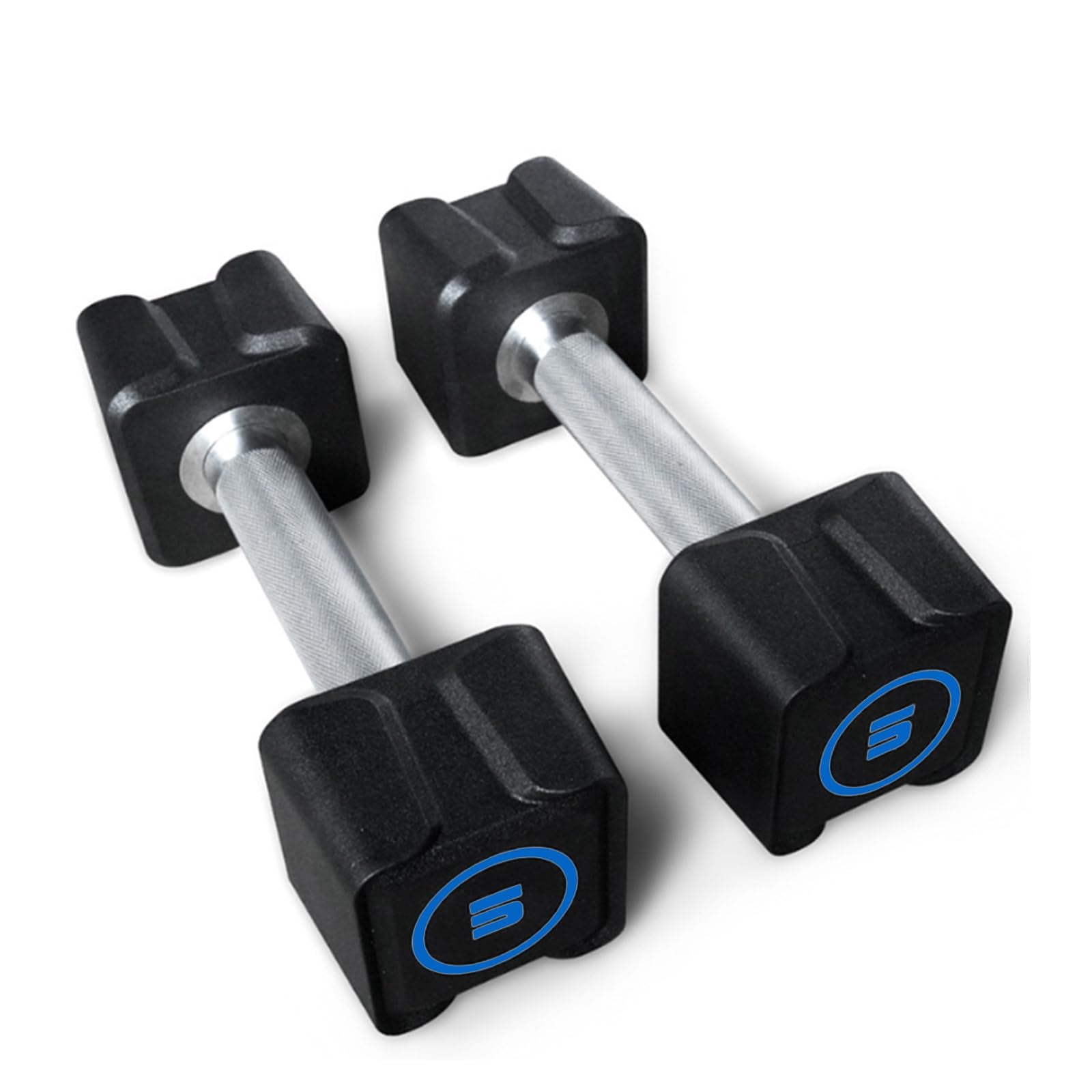 Dumbbells Set of 2, Square Dumbbell Weight Set With Non-Slip Grip, Hand ...
