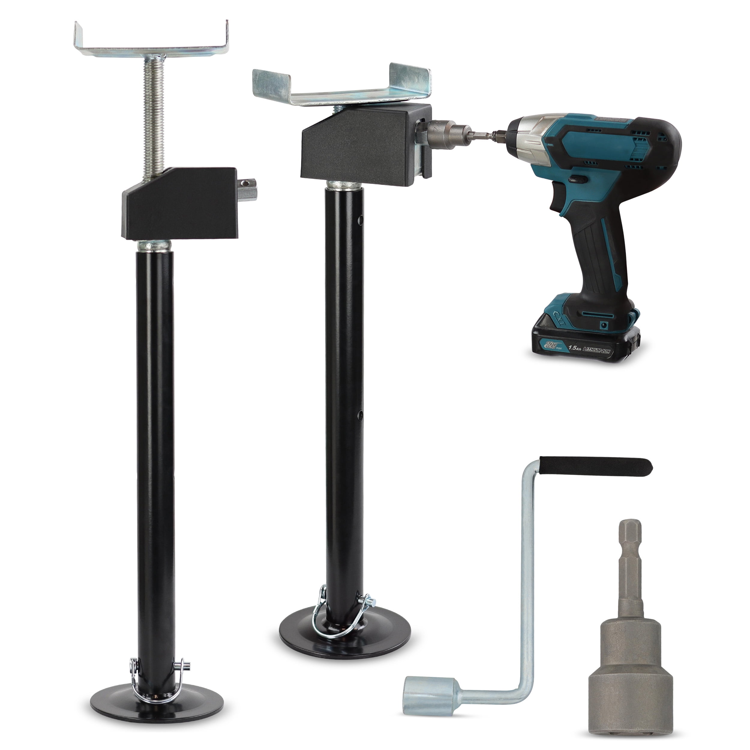 Dumble Camper Stabilizer Jack for Trailer 2p - 22.5-39.25in RV Slide Out Support - Walmart.com