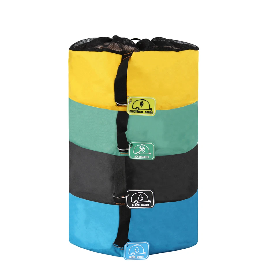 Dumble RV Hose Storage Bag - 4 Pack Travel Trailer Camper Hose Bag with ...