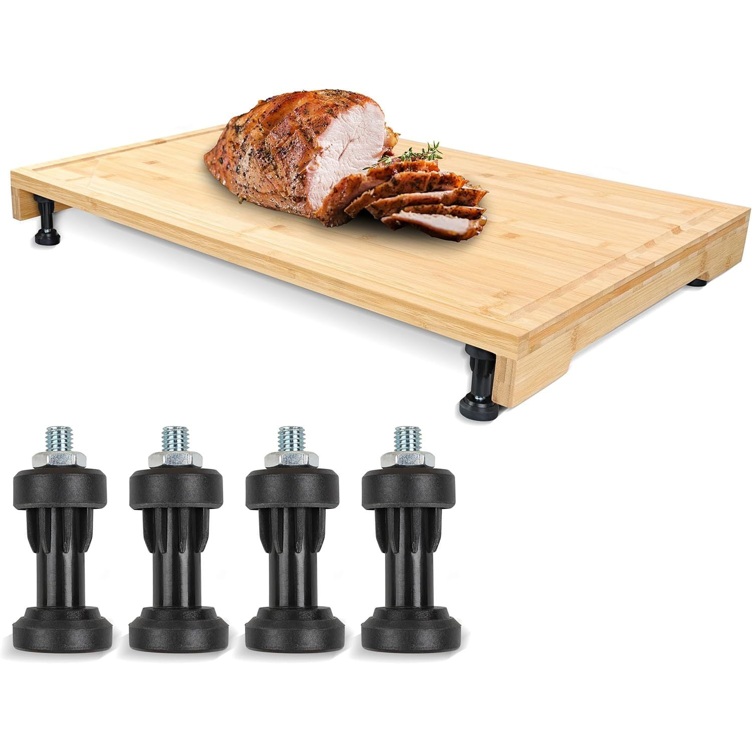 Dumble RV Stove Cover Board - 30x21 Inch Bamboo Cutting Board Stove ...