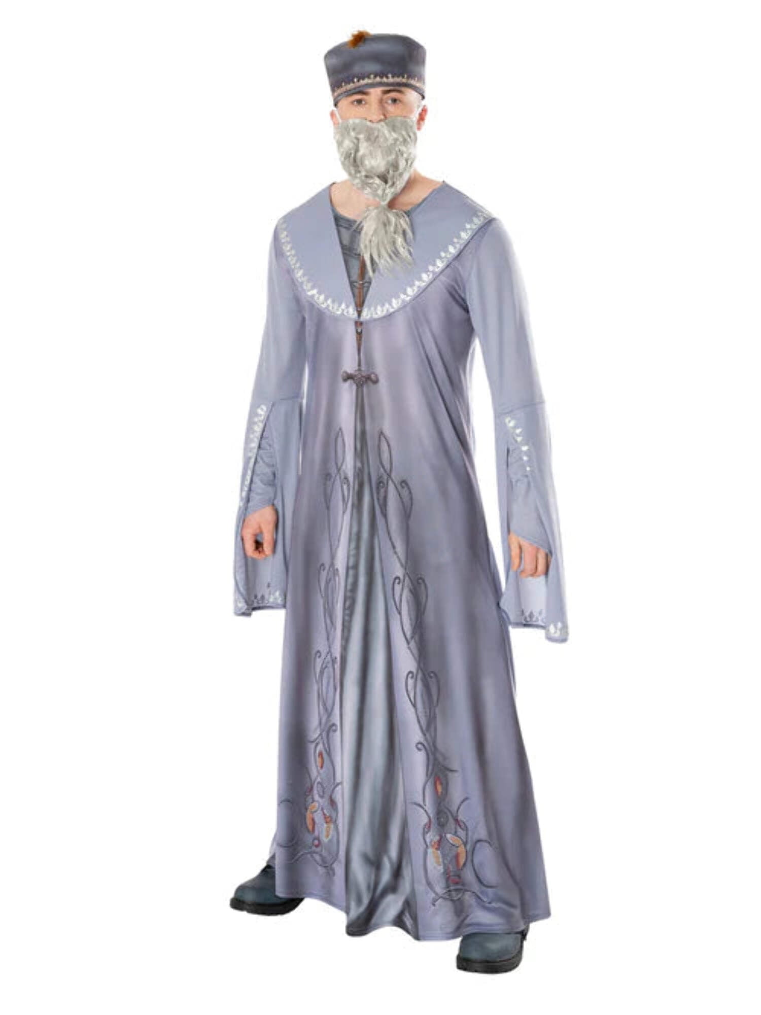 Dumbledore Adult Costume with Beard - Walmart.com