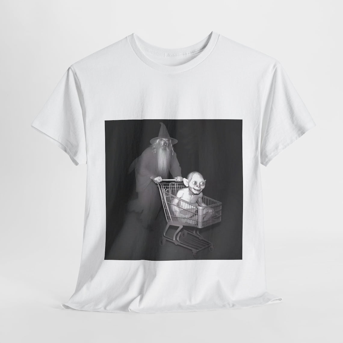 Dumbledore and Dobby House-Elf Shopping Cart T-shirt, Harry Potter ...