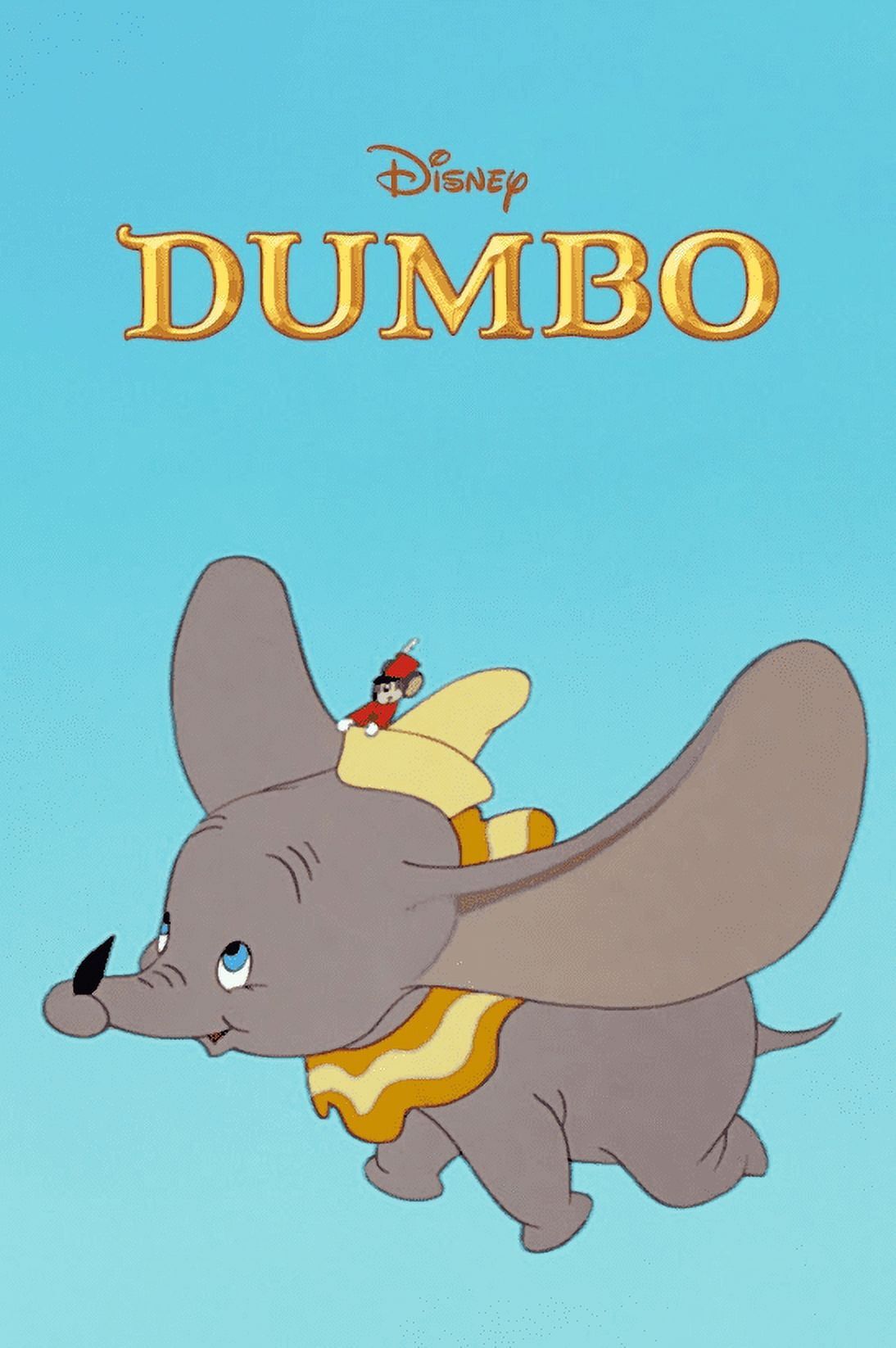 Dumbo (1941) Movie Poster 24x36 Disney Classic, Animated Family Film ...
