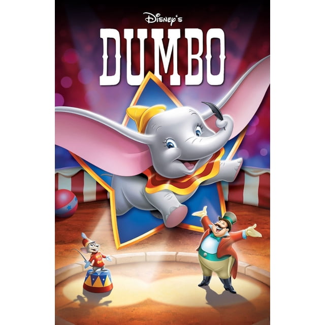 Dumbo (1941) Movie Poster 24x36 Disney Classic, Beloved Animated Film ...