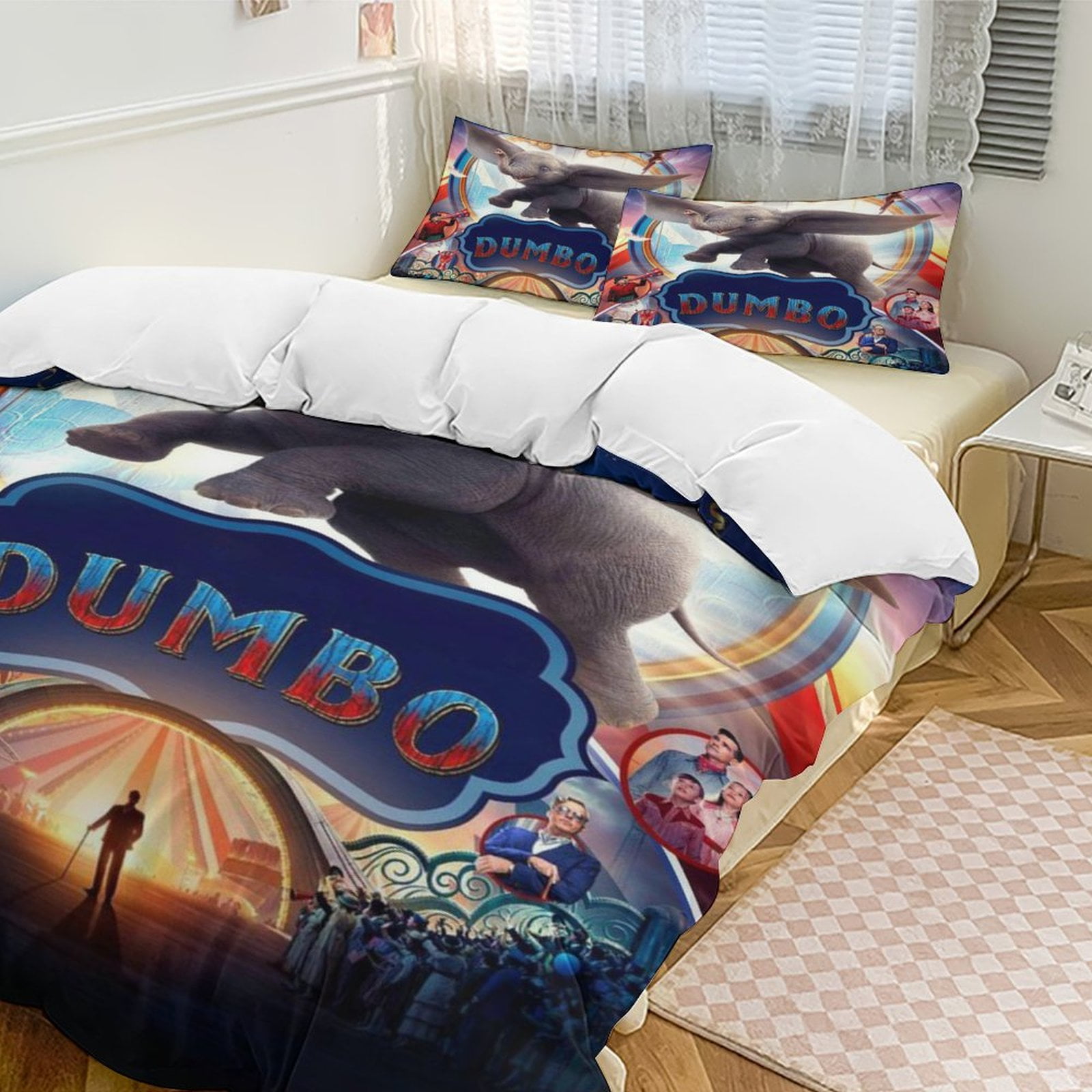 Dumb-0 3 Piece Comforter Bedding 1 Set Super Soft Quilt Cover with 2 ...