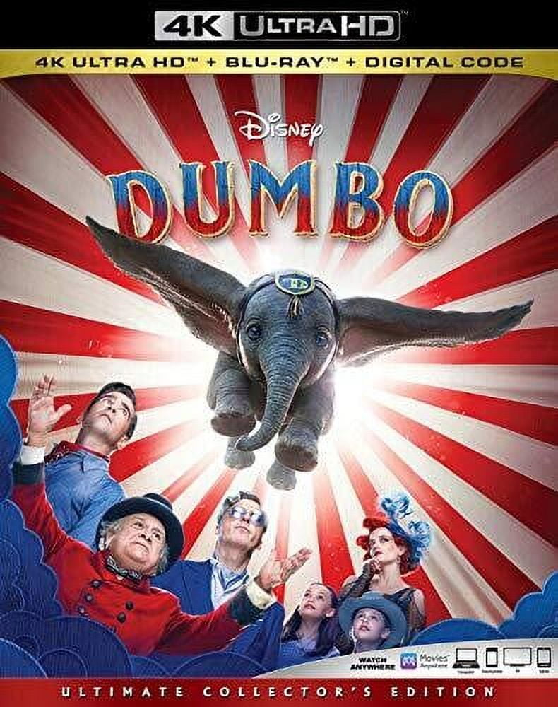 Dumbo (4K Ultra HD + Blu-ray + Digital Code) - Walmart.com