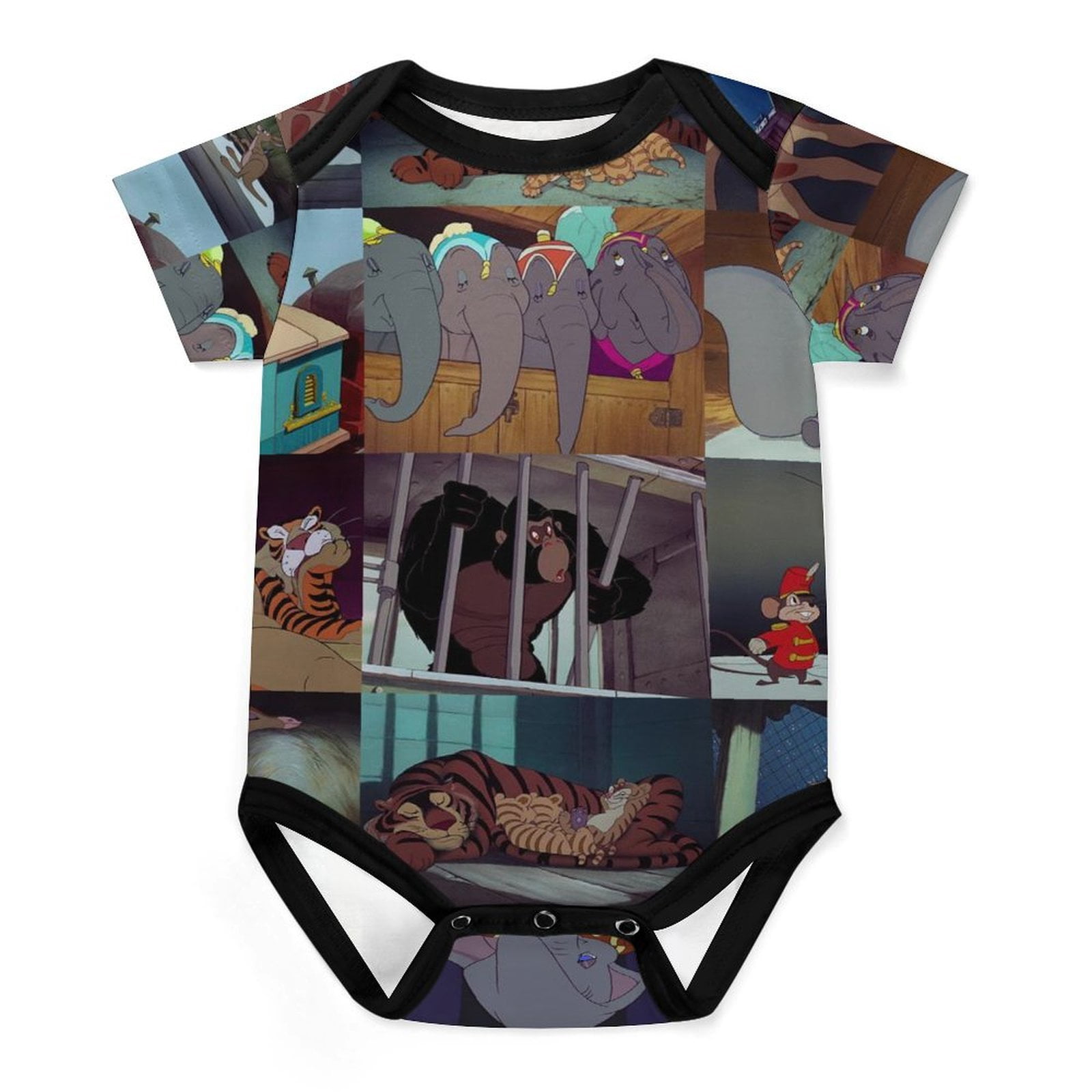 Dumbo Baby Boy Girl Short Sleeve Romper Clothes Bodysuit Baby Summer ...