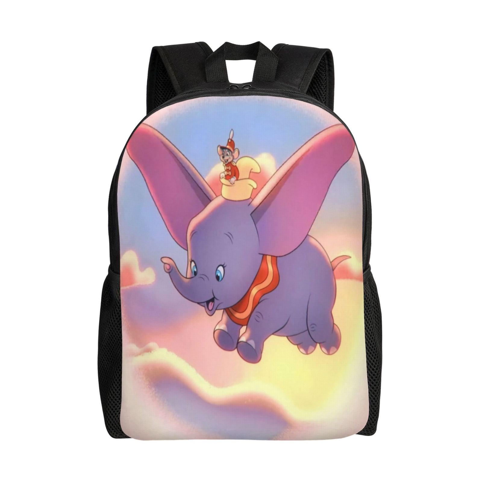 Dumbo Backpack, 3D Printed Cartoon Laptop Bag Bookbag, Lightweight ...