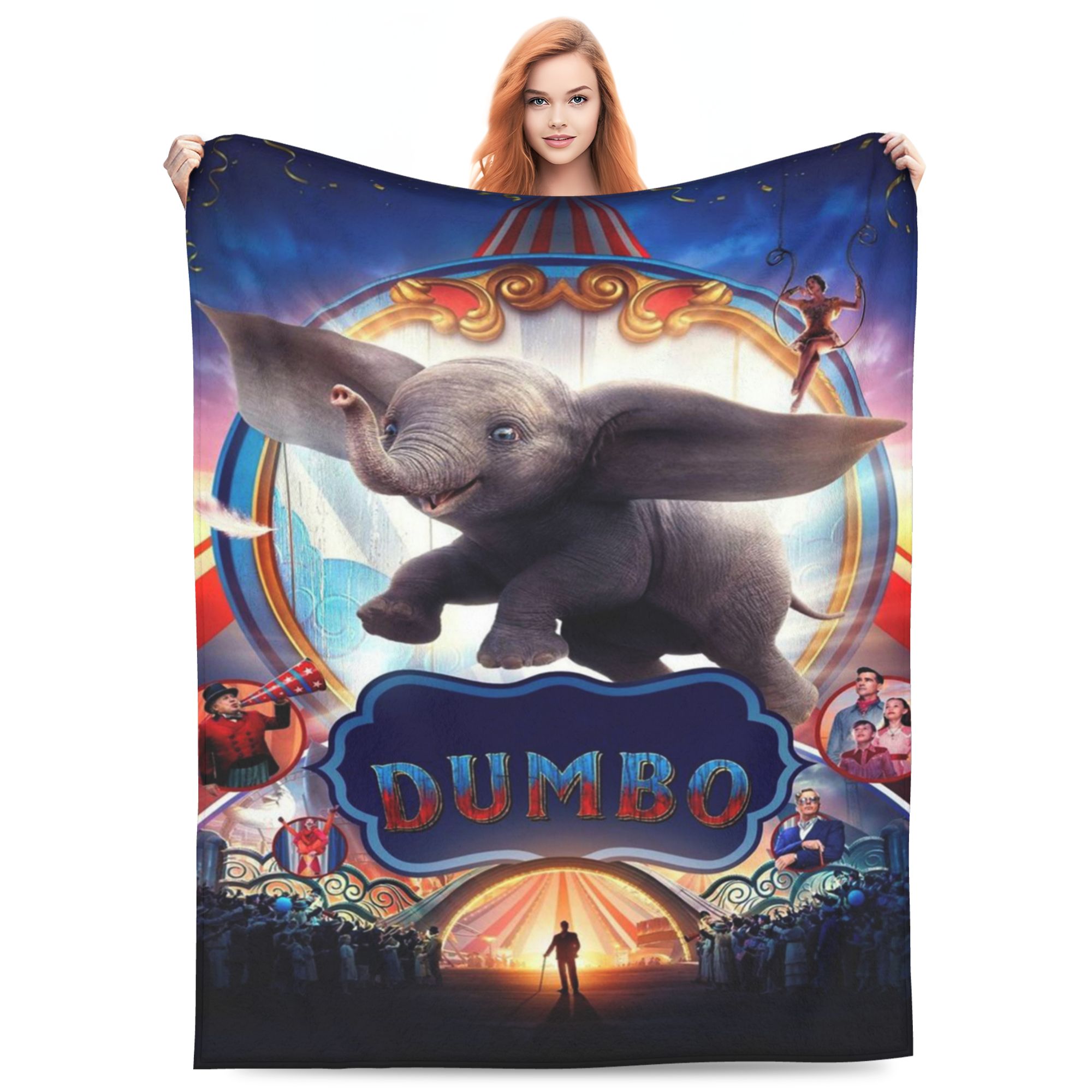 Dumb0 Bed Blanket 3D Printed Throw Blanket Lightweight Super Soft Air ...