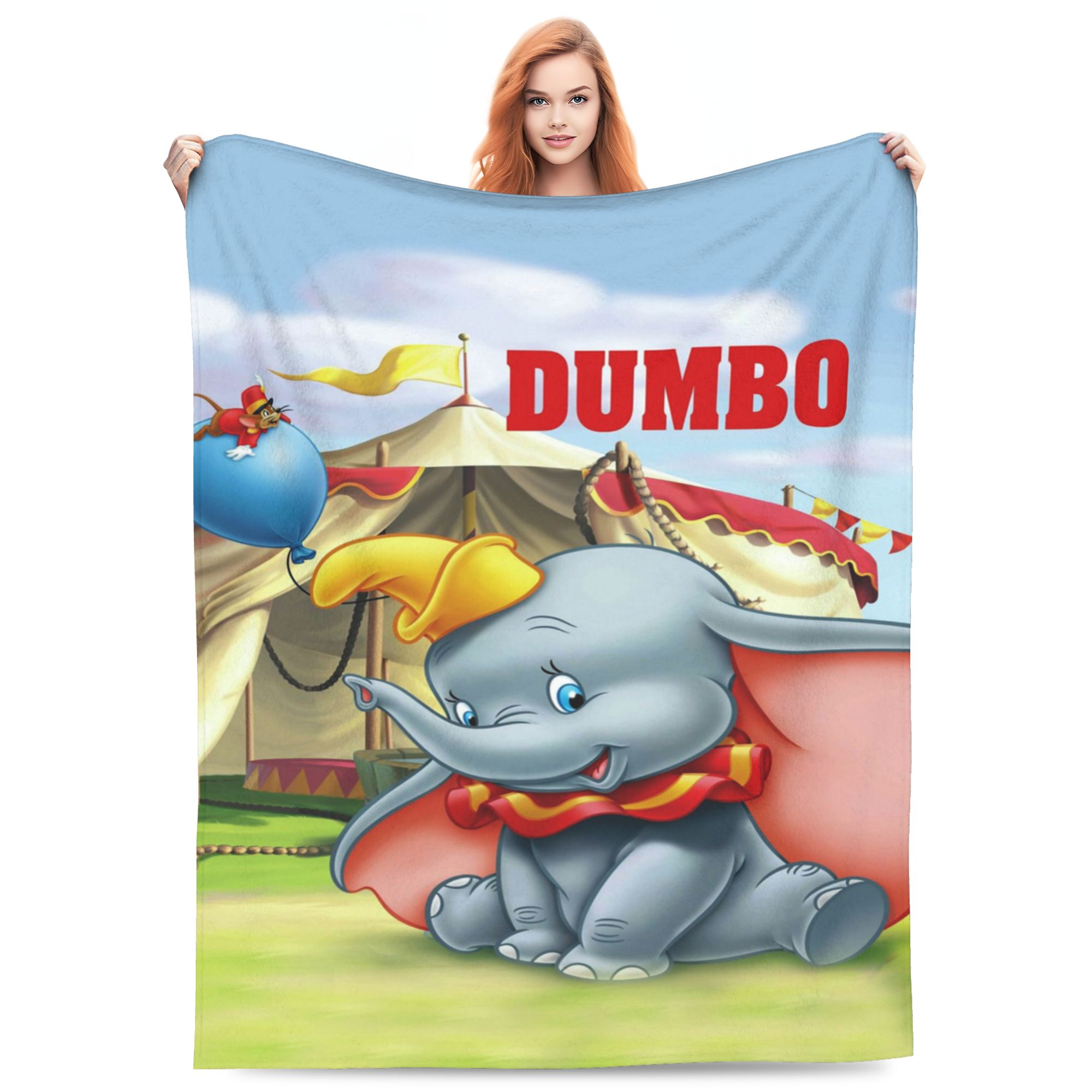 Dumb0 Bed Blanket 3D Printed Throw Blanket Lightweight Super Soft Air ...