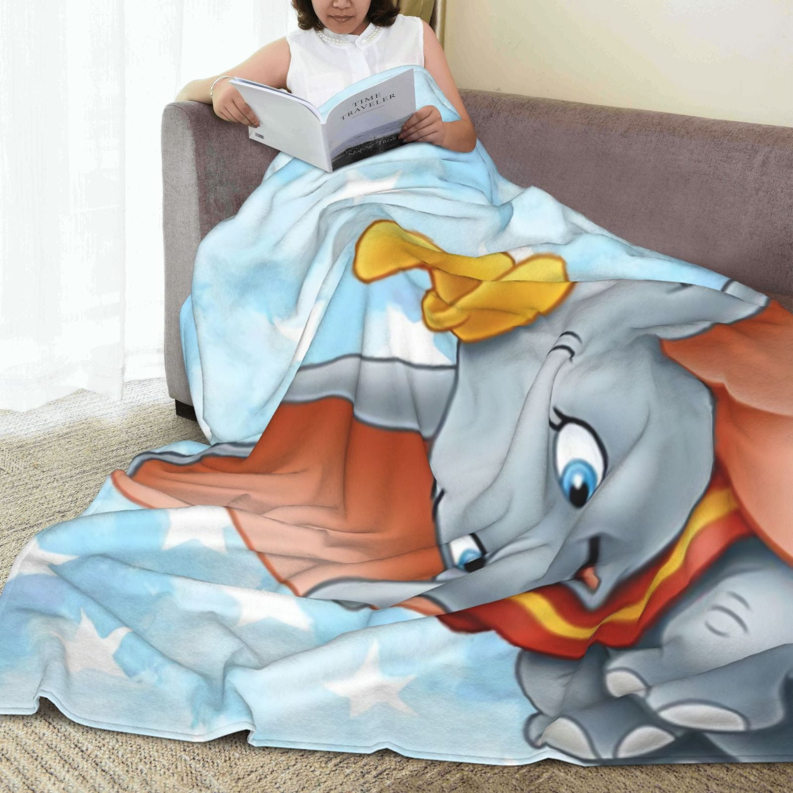 Dumbo Blanket For Men And Women, Super Soft And Fluffy Facecloth ...