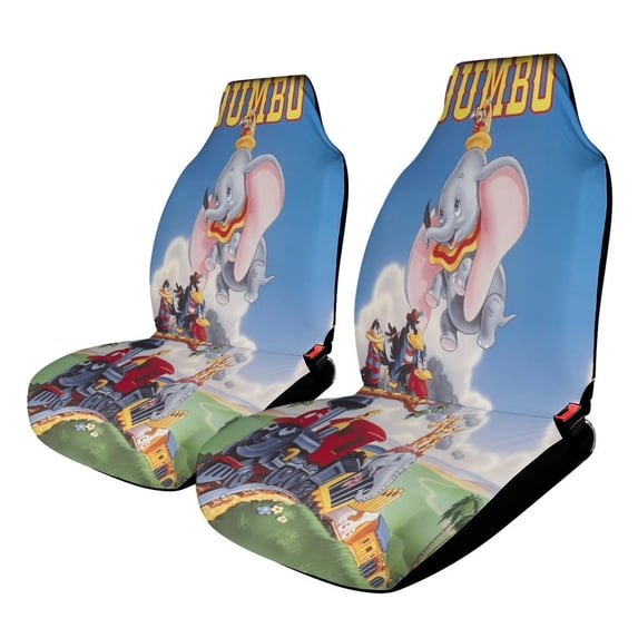 Dumbo Car Seat Covers 2PCS Seat Protector Cover Universal Front Vehicle ...