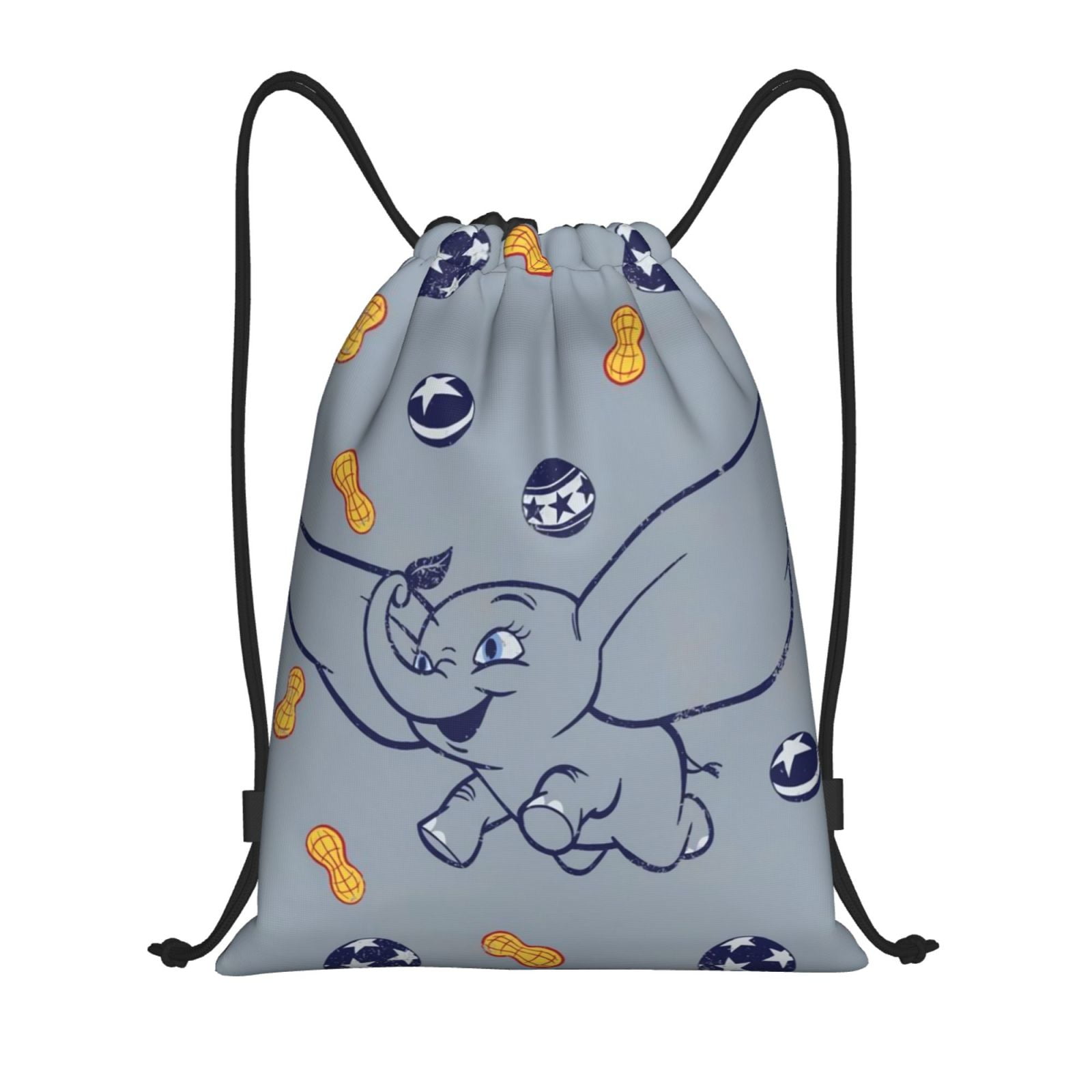 Dumbo Classic Drawstring Bag, Collapsible, Sports, Fitness, Drawstring Bag, Unisex, Beach Sports ...