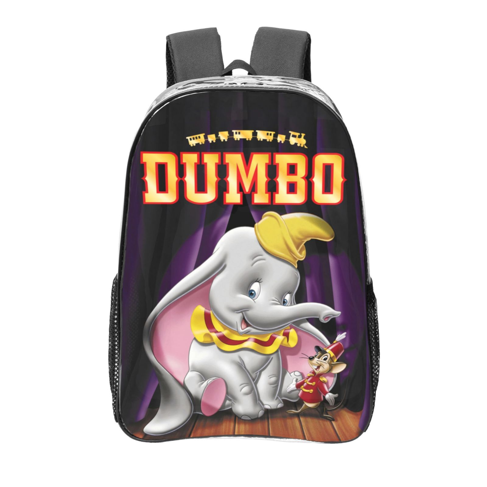 Dumbo Clear Backpack 16 Inch Large Capacity PVC Transparent Laptop Bags ...