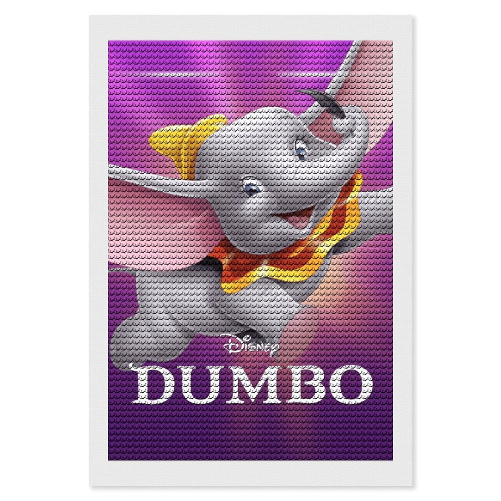 Dumbo Diamond Art Painting for Adult, DIY Full Round 5D Diamond Drill ...