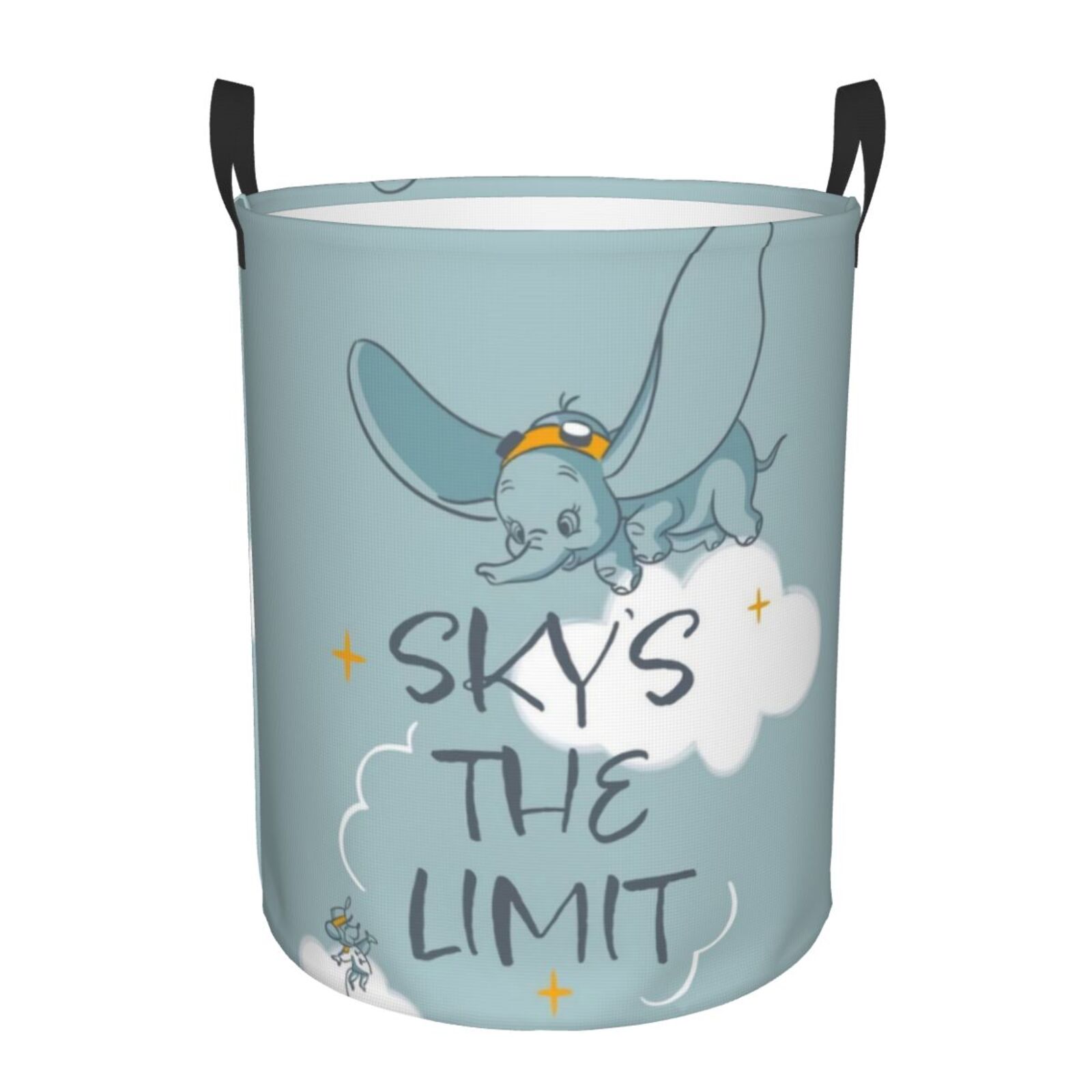 Dumbo Large Foldable Laundry Basket, Clothes Organizer, Waterproof, Can ...