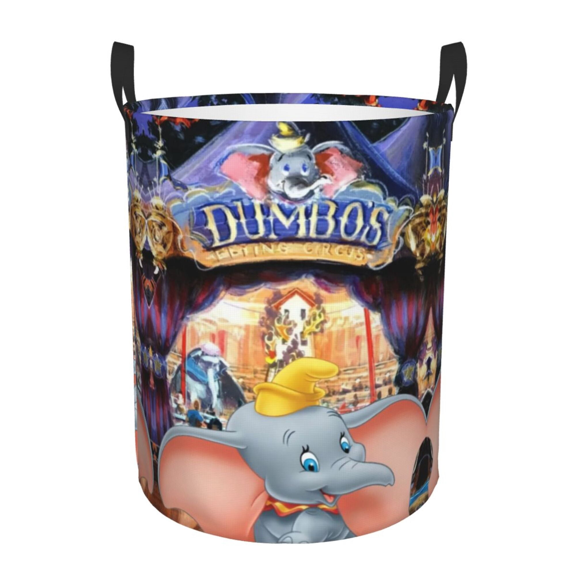 Dumbo Laundry Basket Foldable Circular Dirty Clothes Toys Storage ...