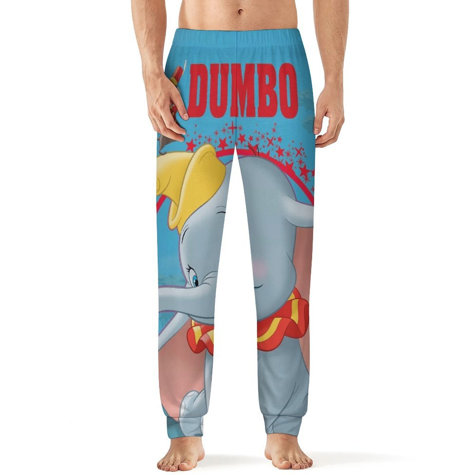 Dumbo Men Pajama Pants Bottoms Lounge Pants Elastic Waist Loose Soft ...
