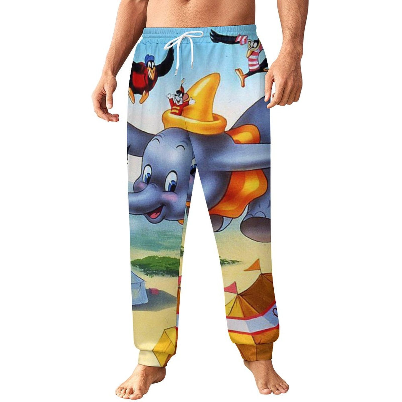 Dumbo Men's Sweatpants Lightweight Joggers Pants Workout Gym Running ...