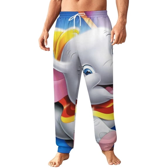 Dumbo Men's Sweatpants Lightweight Joggers Pants Workout Gym Running ...