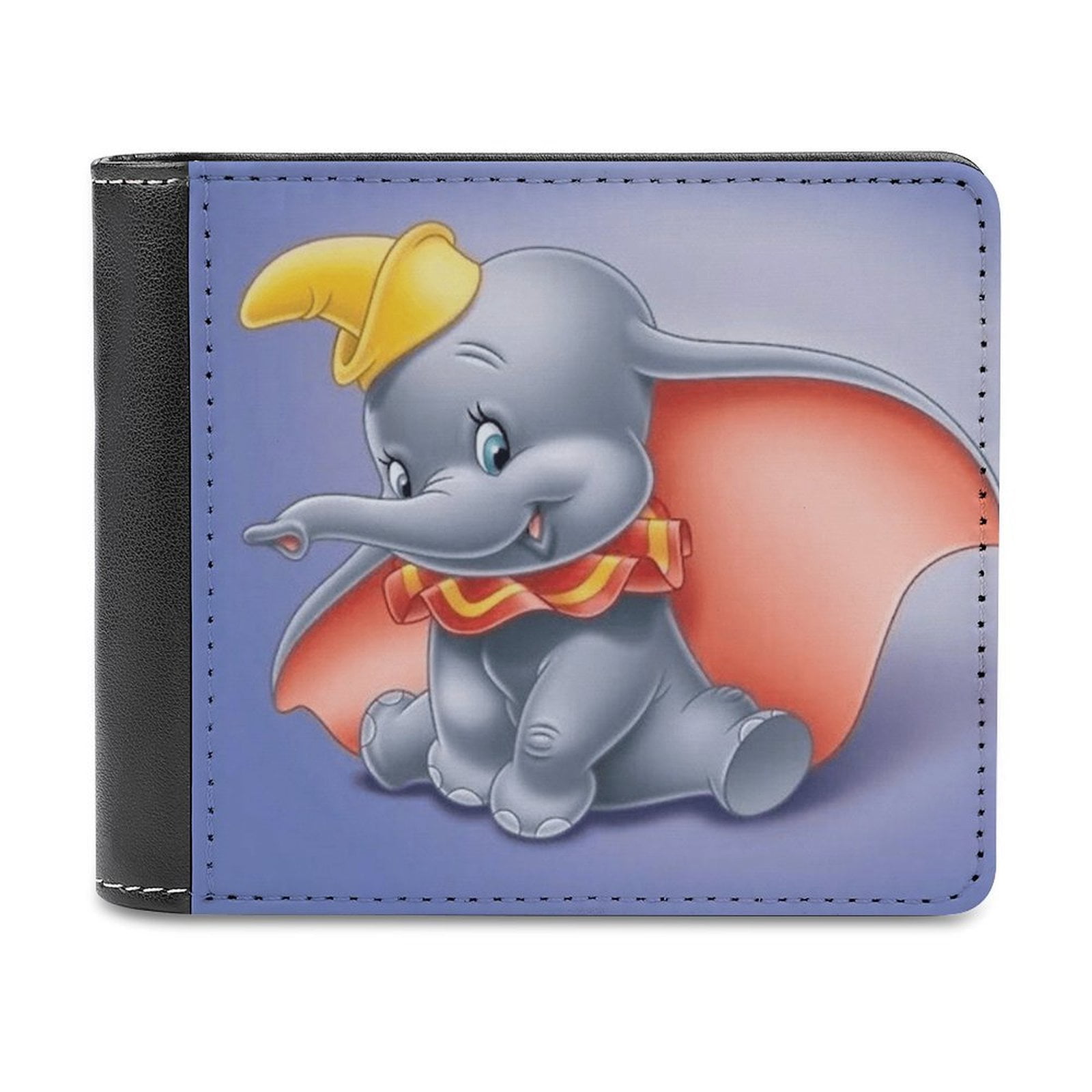 Dumbo Mens Wallet Genuine Leather Bifold Extra Capacity Bifold Wallet ...